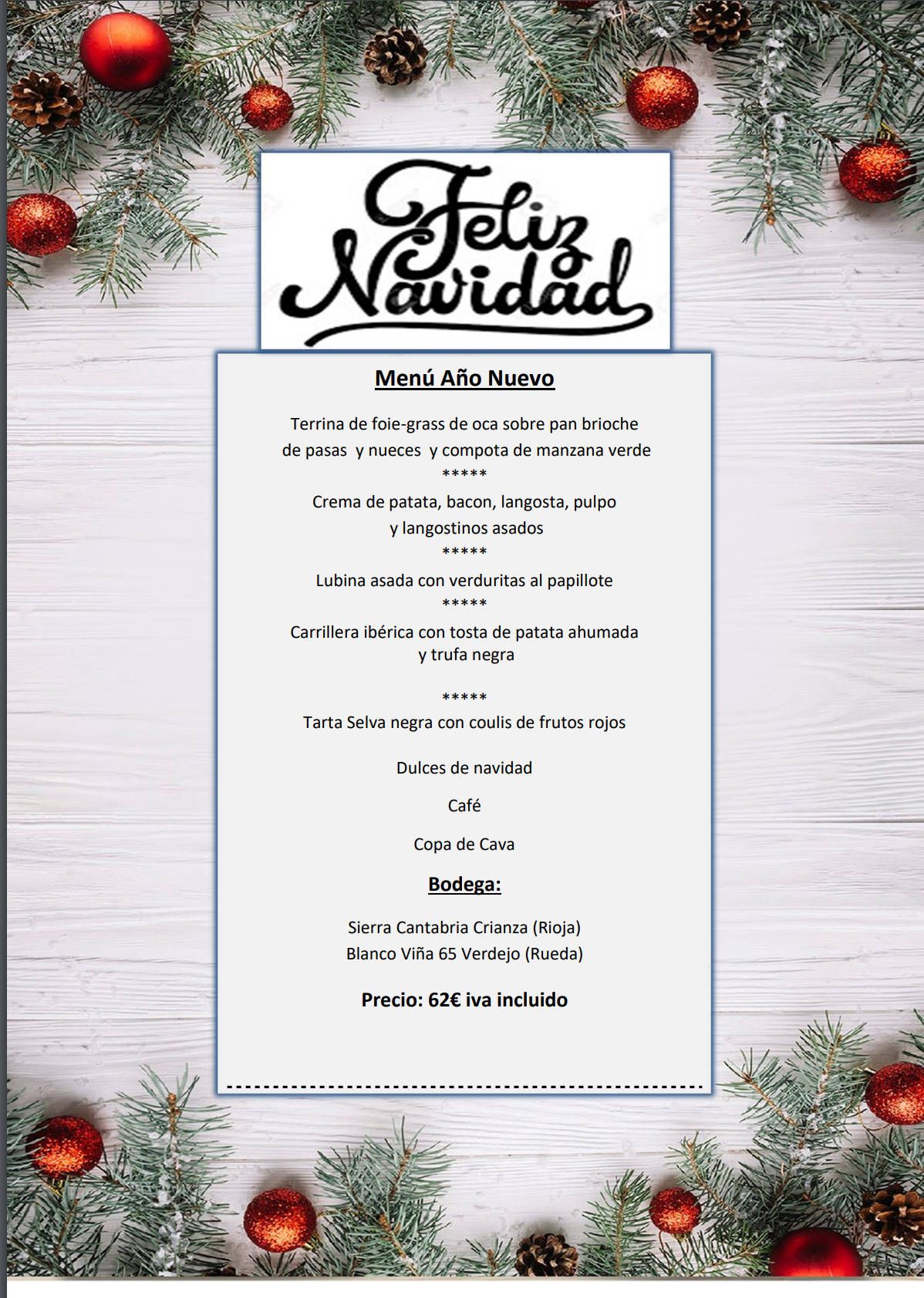 Menús de Navidad Santander 2021 - Restaurante Maremondo - Comiendo con ...